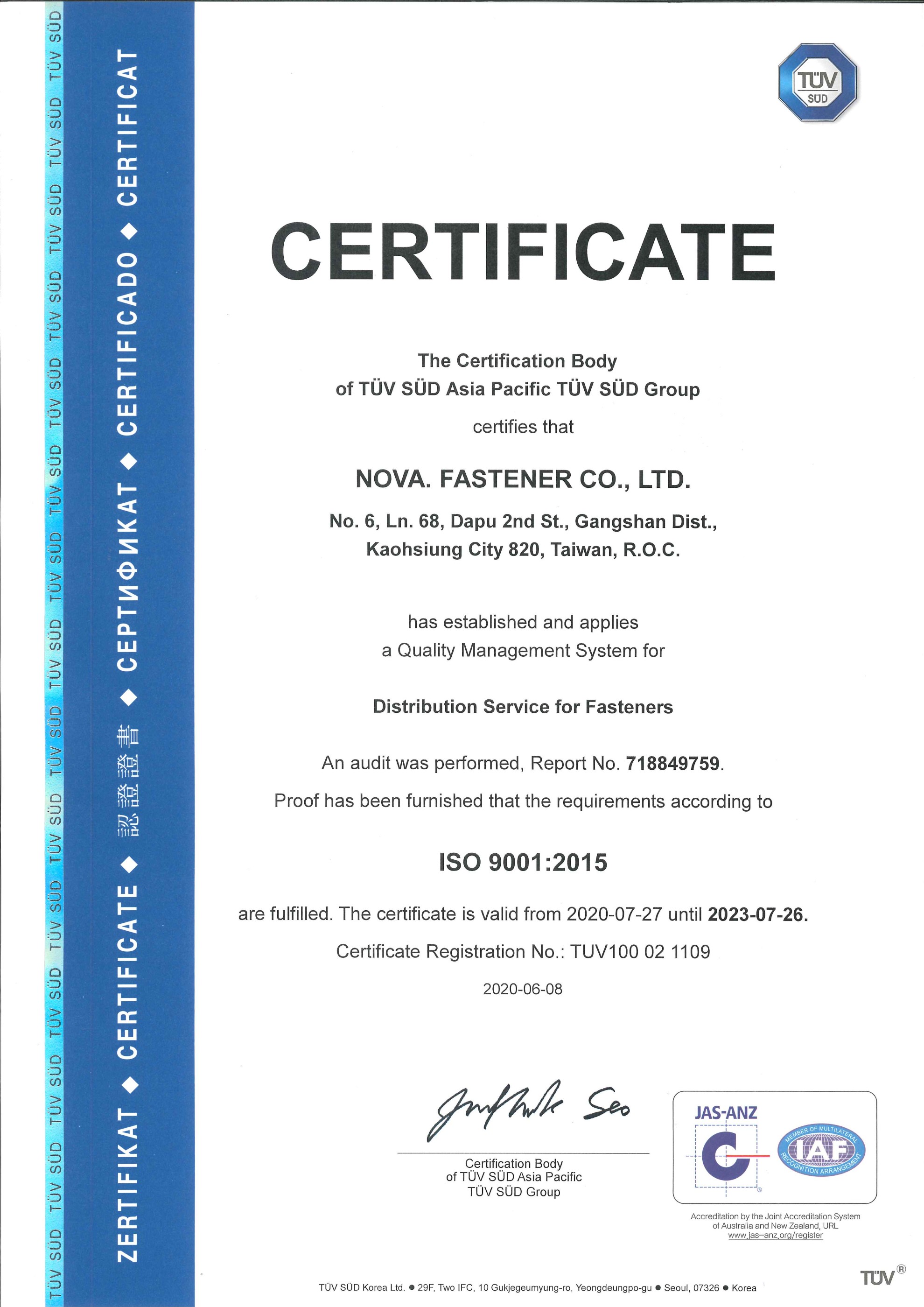 Nova. Fastener - About Us